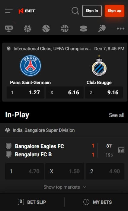 N1 BET Mobile App, Bet Online Via Official Mobile Version