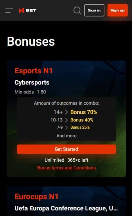 N1 BET Mobile App, Bet Online Via Official Mobile Version